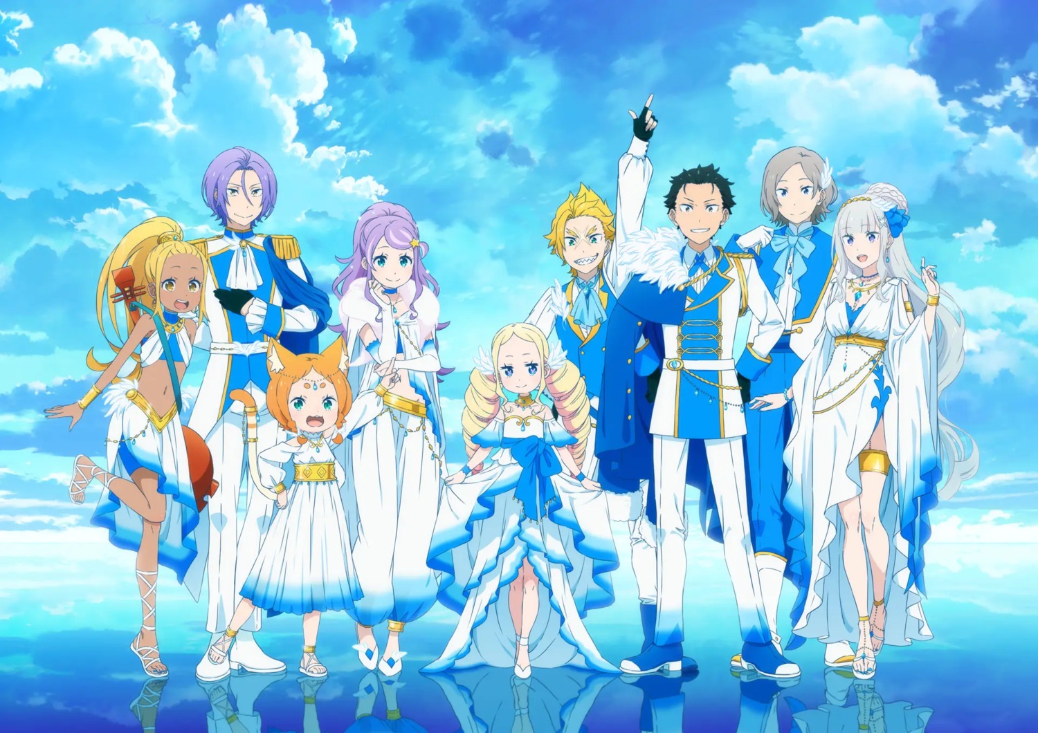 sagawa haruka re:zero kara hajimeru isekai seikatsu anastasia hoshin beatrice (re zero) emilia ...